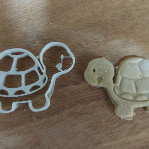 Download free STL file TURTLE COOKIE CUTTER • 3D printing object ・ Cults